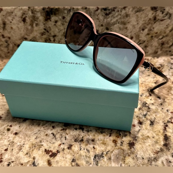 Tiffany & Co. | Accessories | Tiffany And Co Tf476 Pink Black Square ...